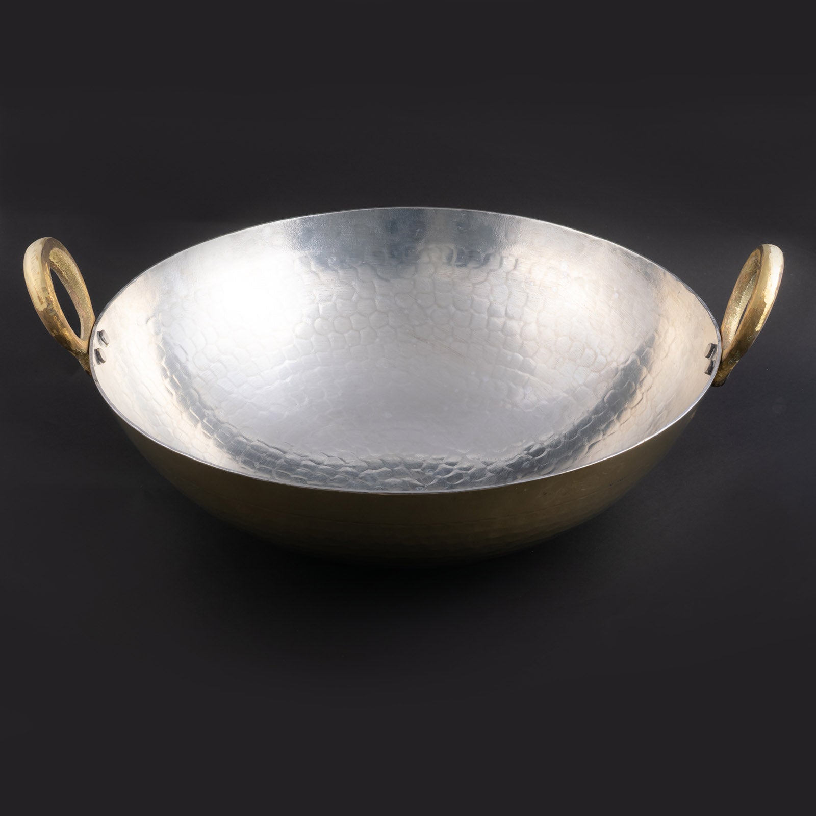 Handmade Brass Kadai with Lid, Traditional Brass Cookware - The Yellow ...